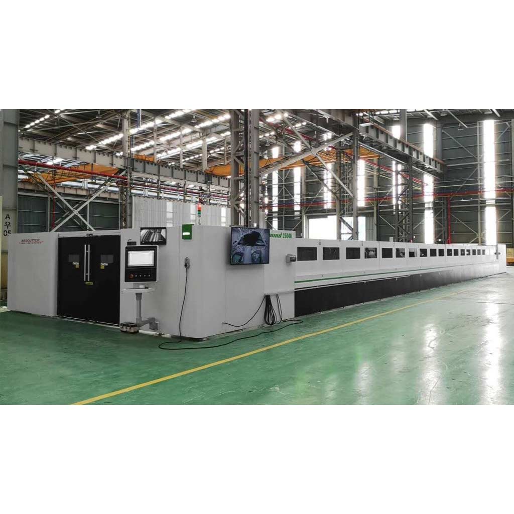 12,000 Watt 10' x 39' Bescutter GIGA Series IPG Fiber Laser Cutter