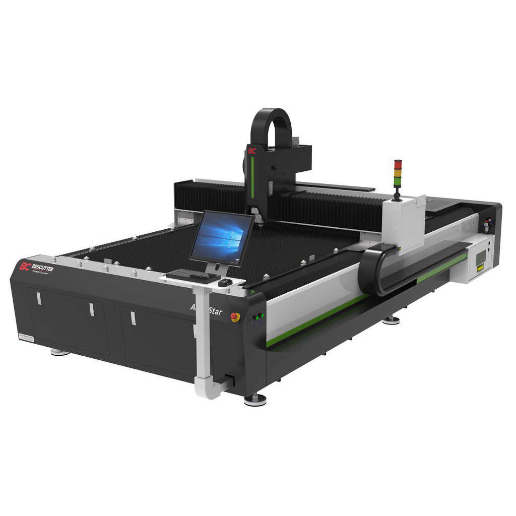5' x 10' BesCutter Accu Star fiber laser metal sheet cutting