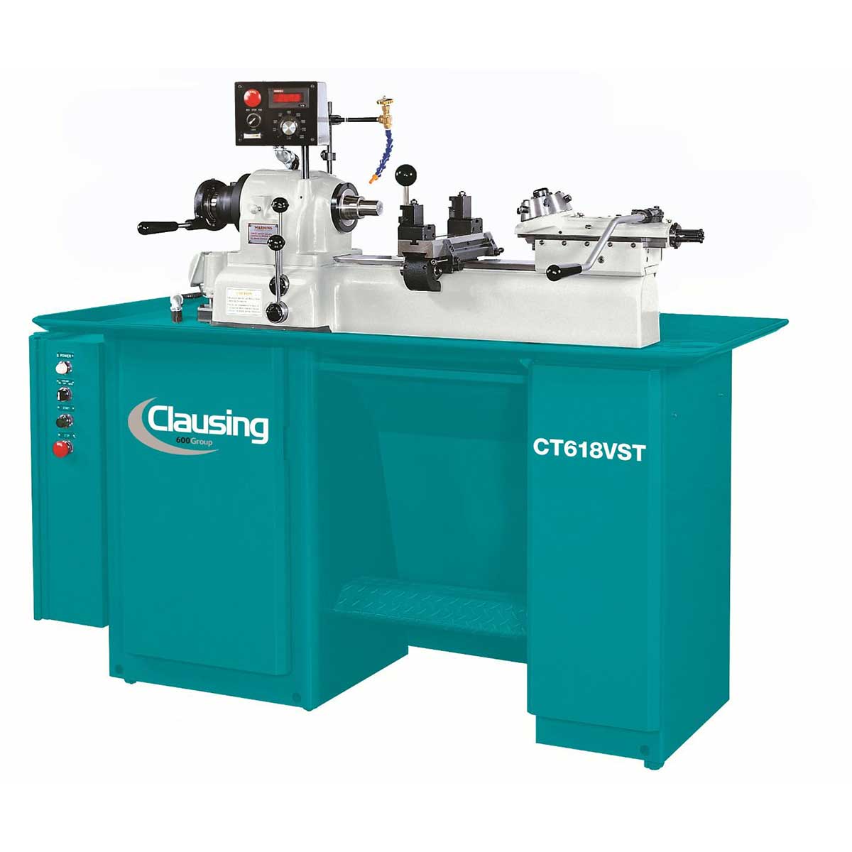 6” x 18” Clausing Lathe Precision Model CT618VST