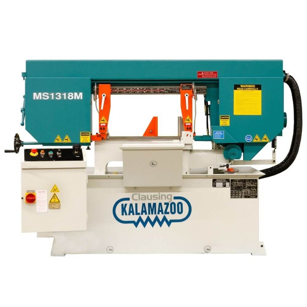 13" x 18" New Clausing Horizontal Bandsaw Model MS1318M