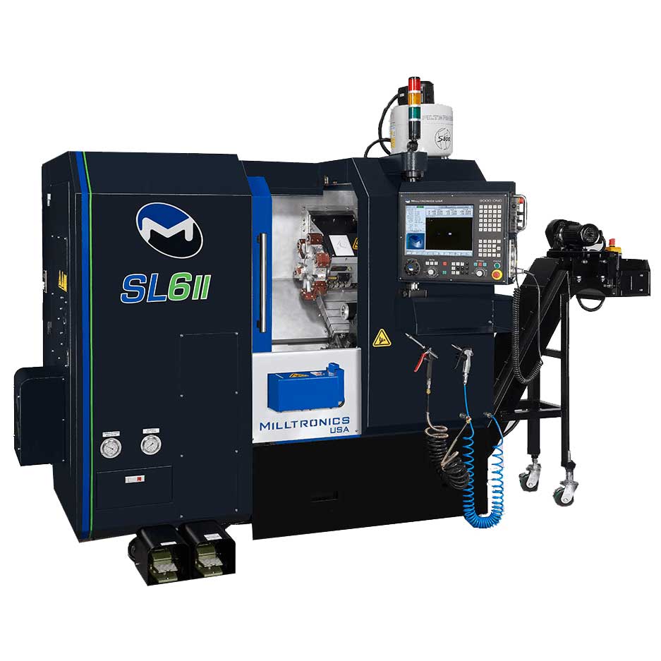 6" New Milltronics CNC Slant Bed Lathe Model SL6II
