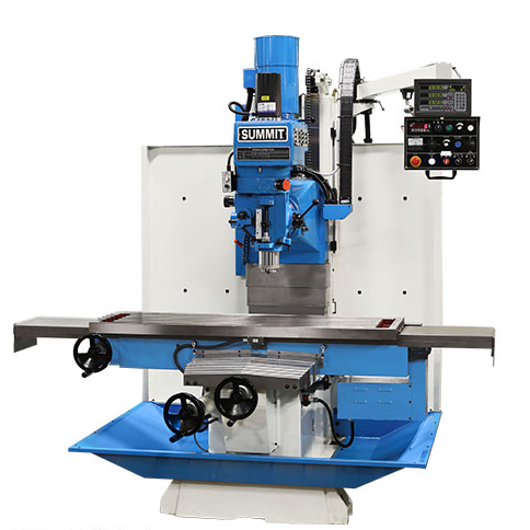 16.9" x 60" New Summit EVS Series 760B Vertical Bed Mill