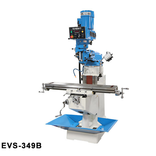 9" x 49" New Summit EVS Vertical Mill Model EVS-349B