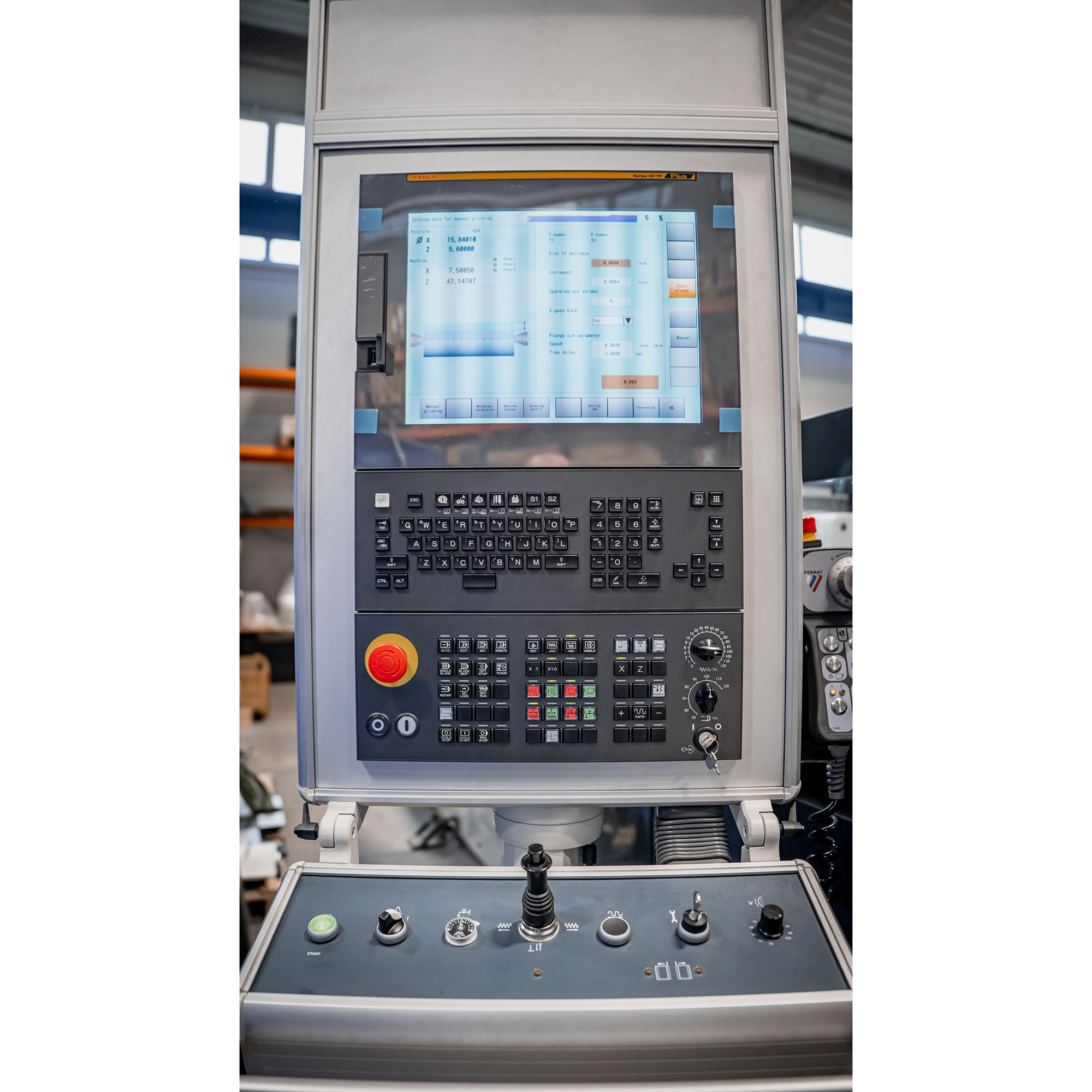 24.8" x 157.5" New Fermat CNC Cylindrical Grinding