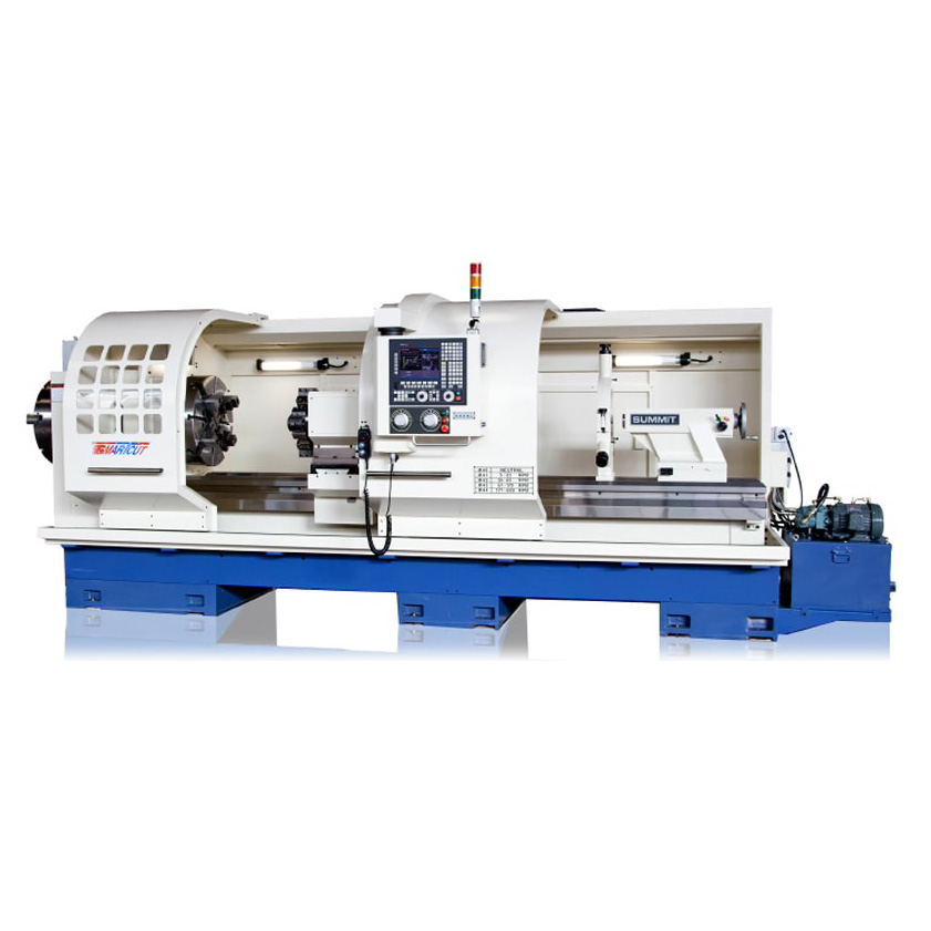 22"-32" x 40"-160" New Summit SmartCut Flatbed CNC Lathe Model with 3 ...