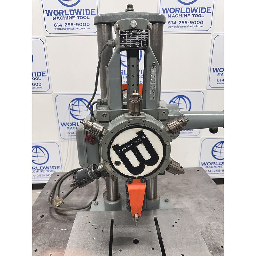 6" Used Burgmaster Turret Drill Press