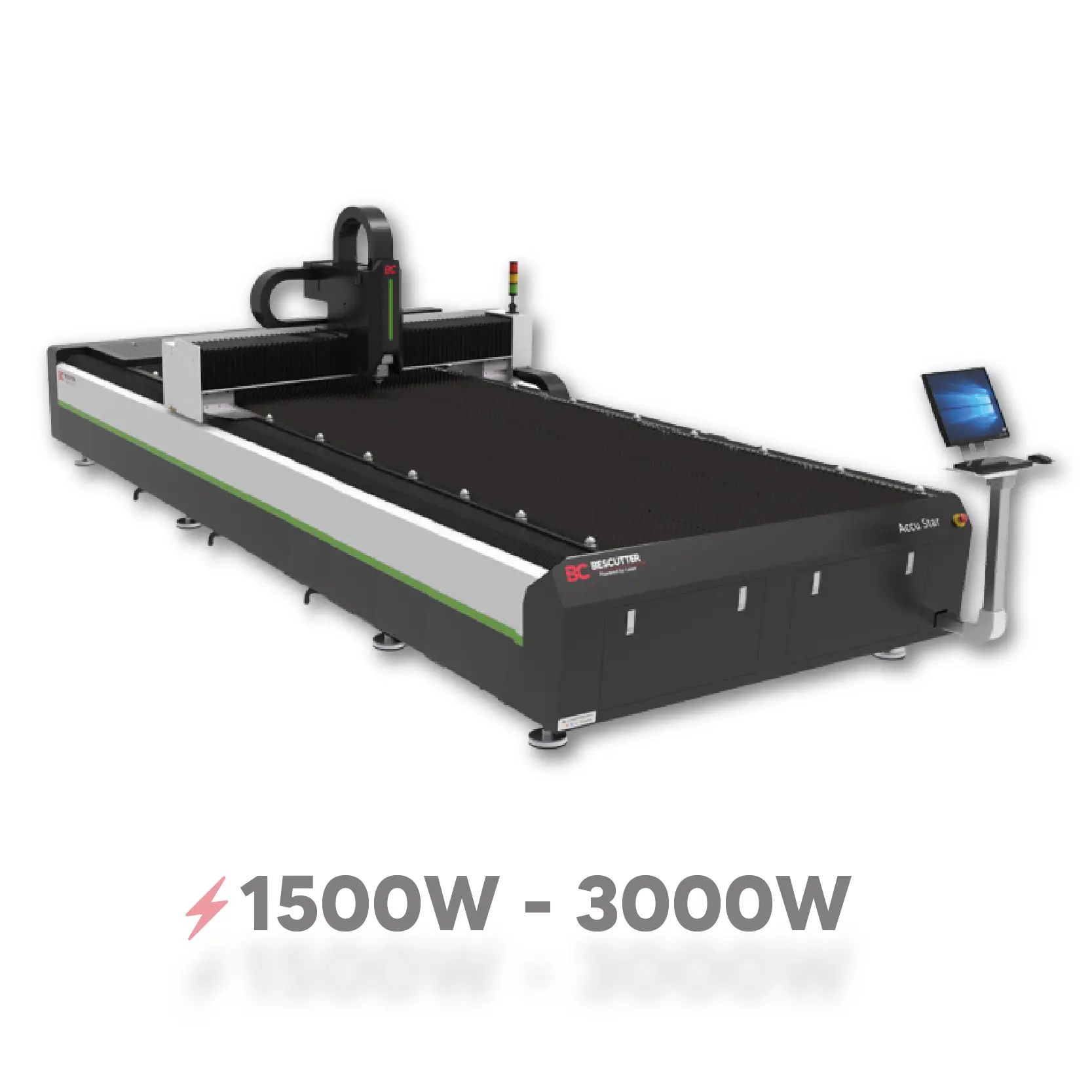 5' x 20' BesCutter Accu Star Fiber Laser Metal Sheet Machine
