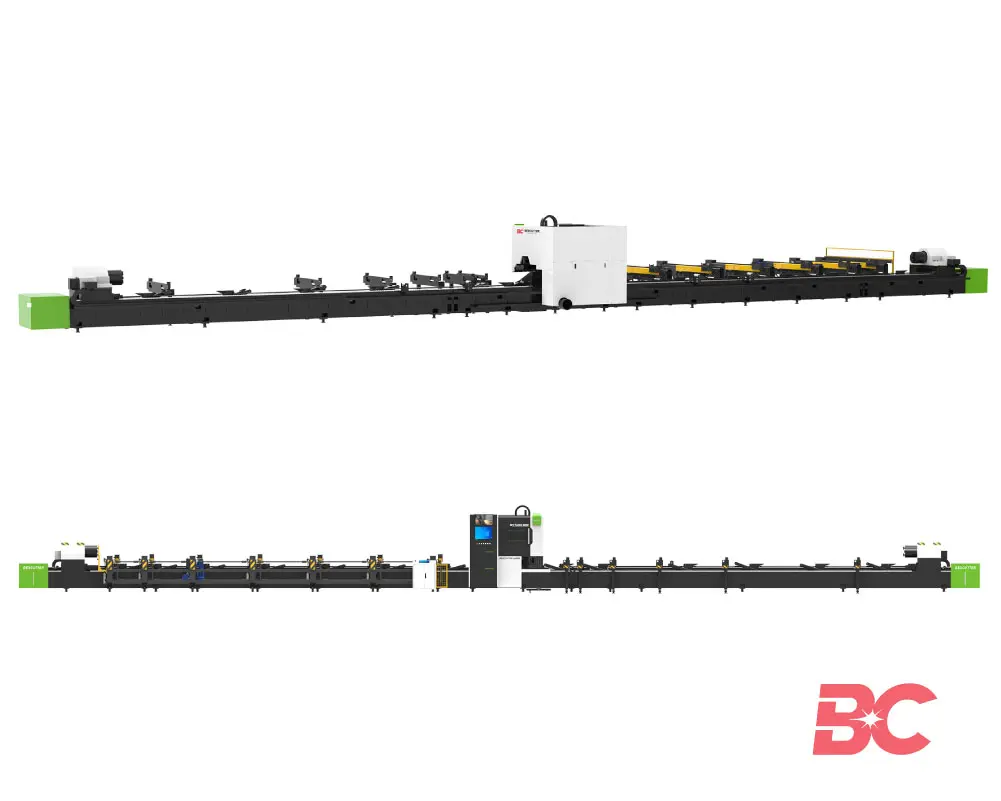 BesCutter Hytube 3-Chuck IPG Fiber Laser Pipe Cutting Machine